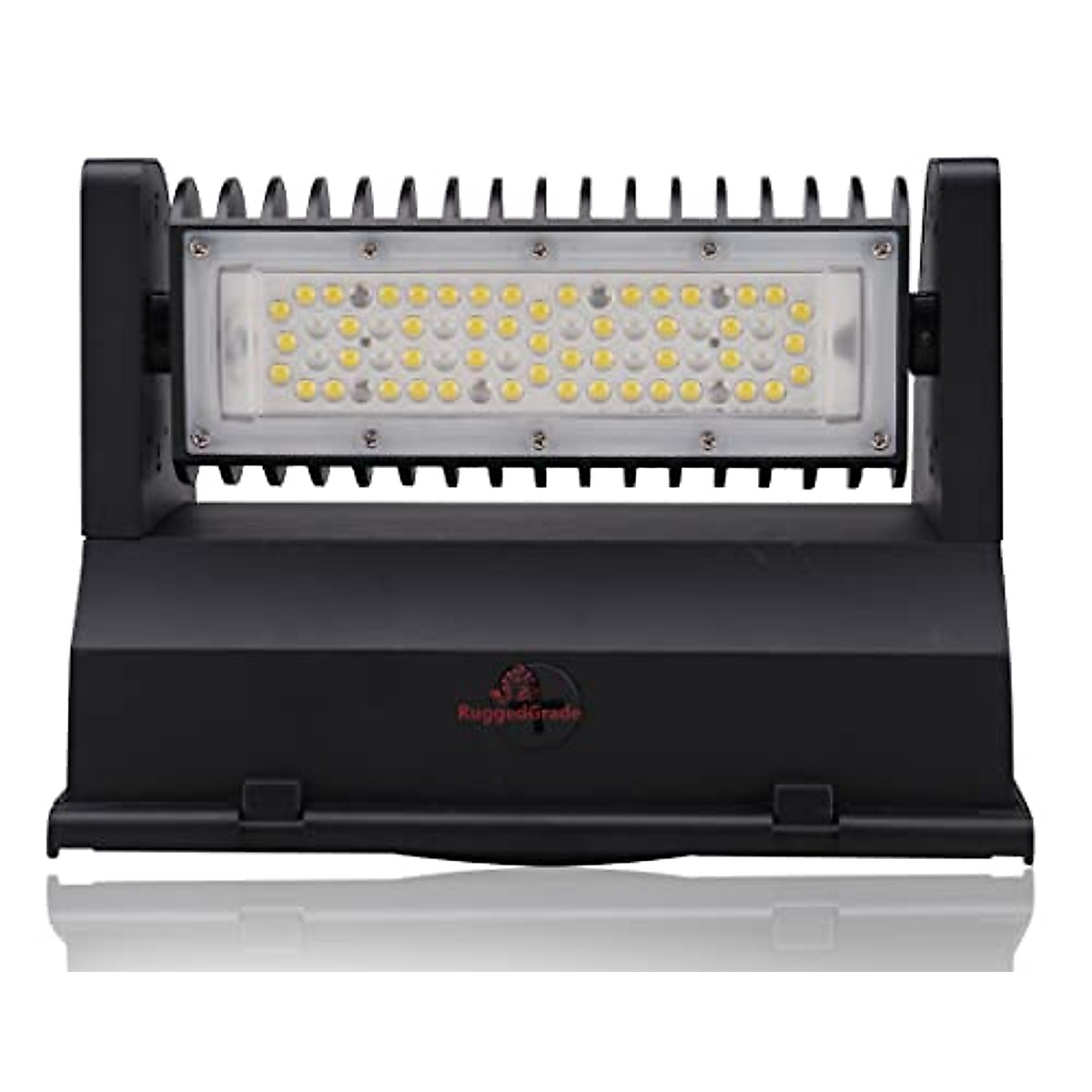 RuggedGrade 5,600 Lumen - 40 Watt Rotate III Series LED Wall Pack - 5000K - High Efficiency 140 Lumen to watt - Black Color - with Photocell
