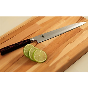 Hyabusa Cutlery Hyabusa Sashimi Knife, 9.5-Inch, Burgundy