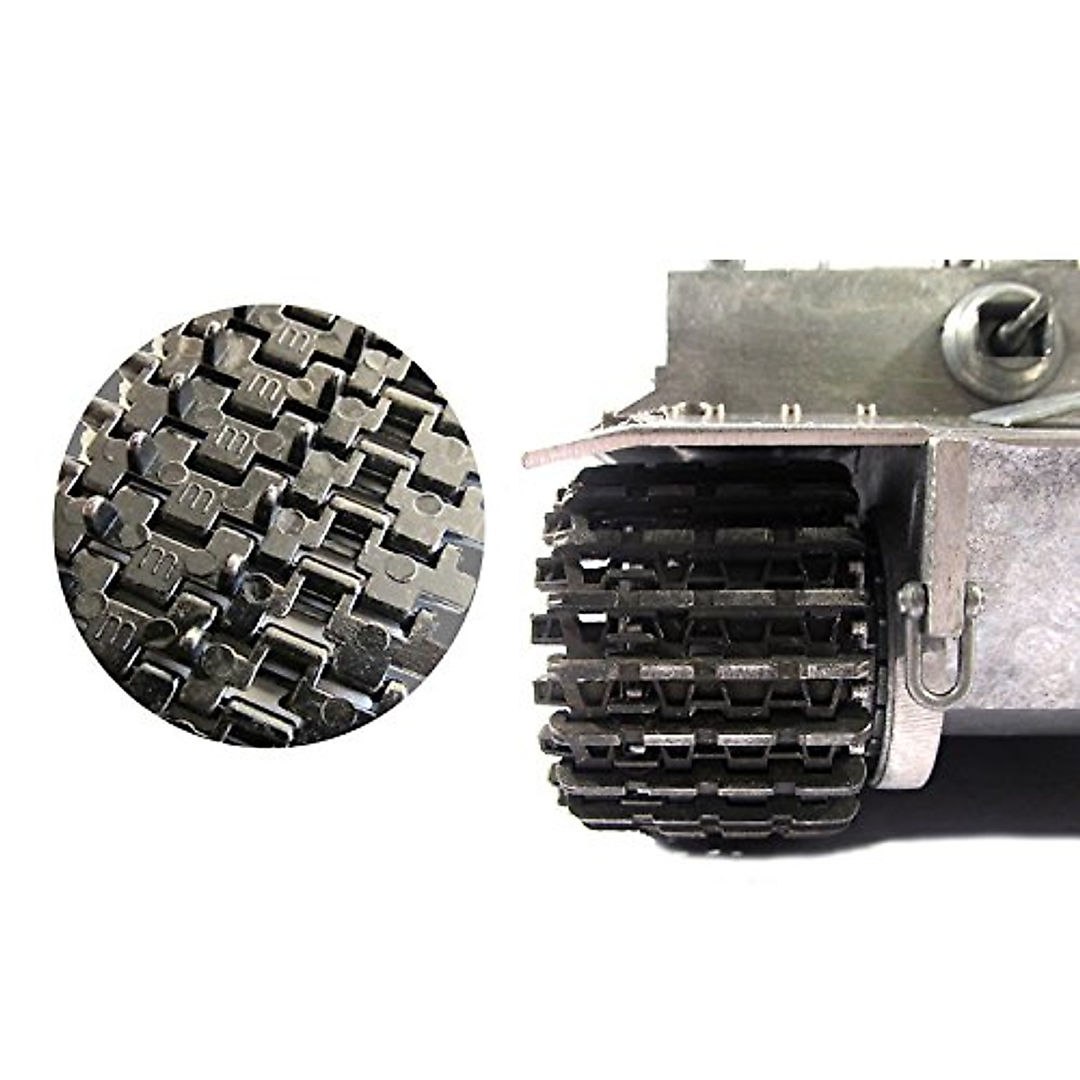 Mato Metal Tracks Sprockets Idler Wheels Set, with Metal Caps Bearings for Heng Long 3818 1/16 RC Tiger 1 Tank