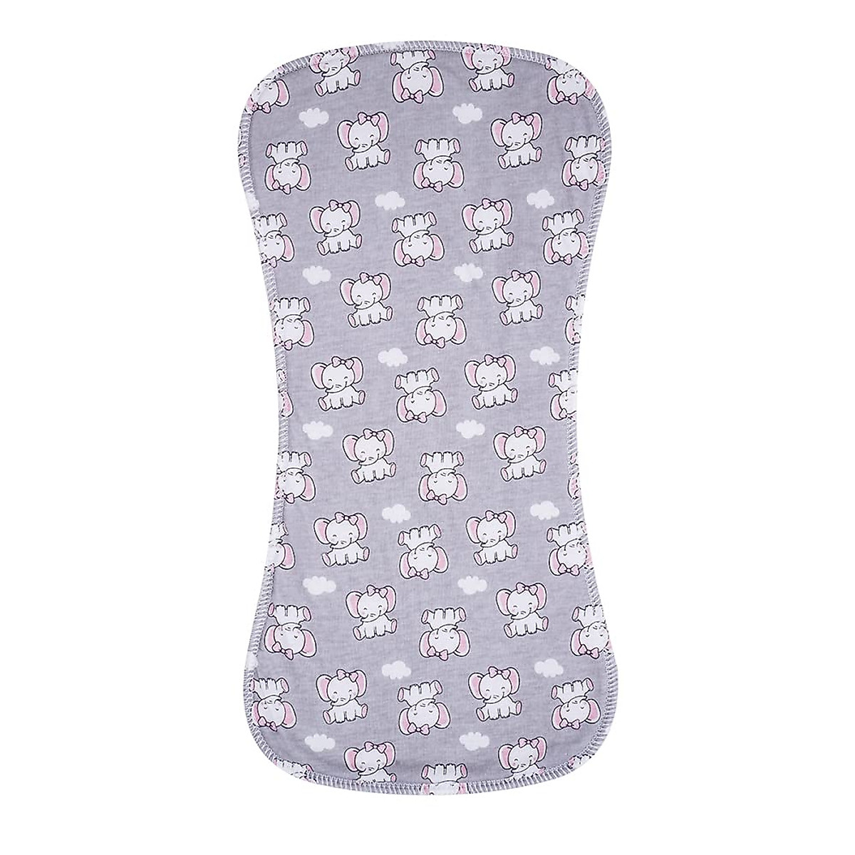 Gelisite 6 Pack Cotton Baby Burp Cloths Extra Absorbent Soft for Baby Boys and Girls (Multi02)