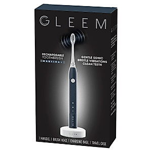 Gleem Rechargeable Electric Toothbrush, Nautical Blue