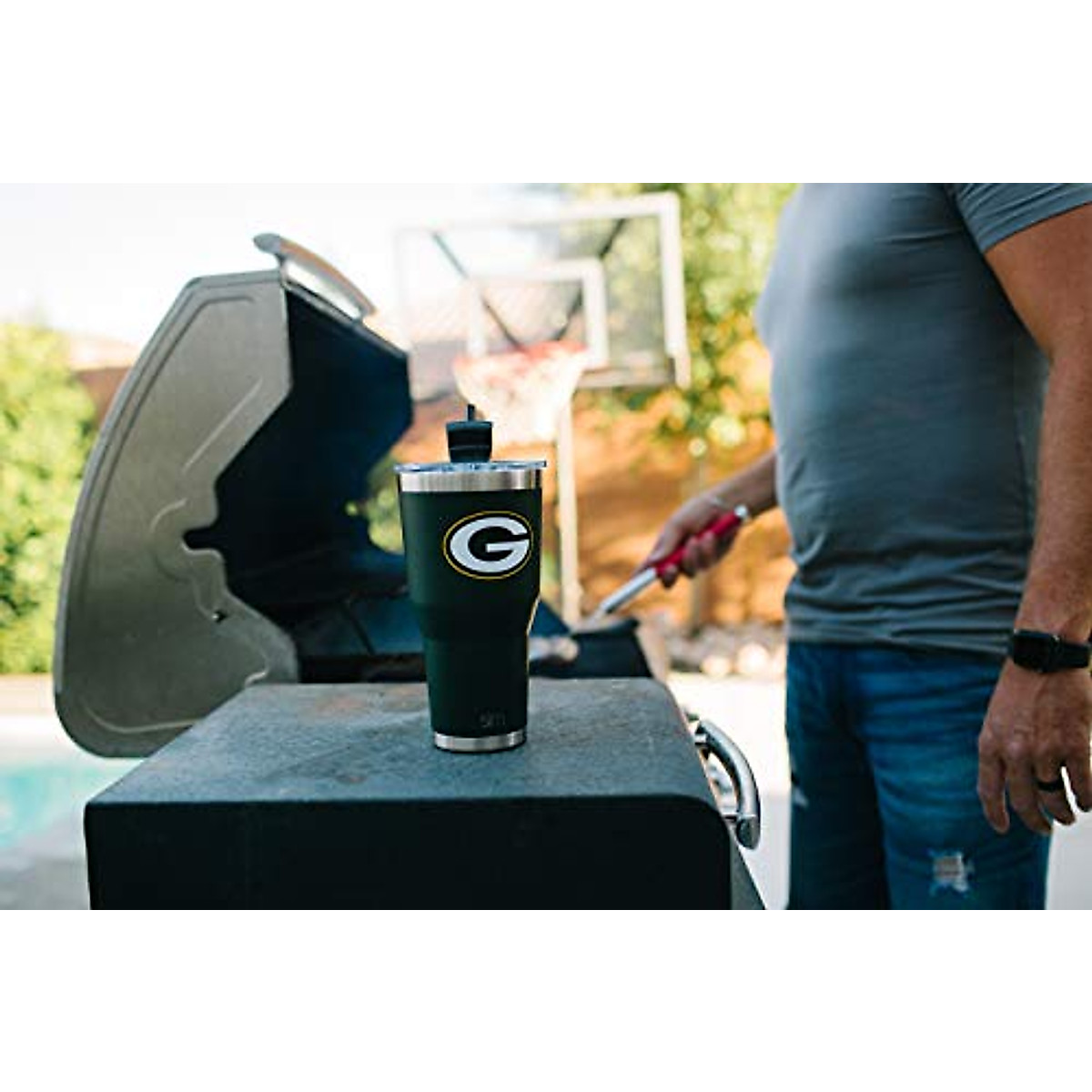 Simple Modern Officially Licensed NFL New York Jets Tumbler with Straw and Flip Lid | Insulated Stainless Steel 30oz Thermos | Cruiser Collection | New York Jets