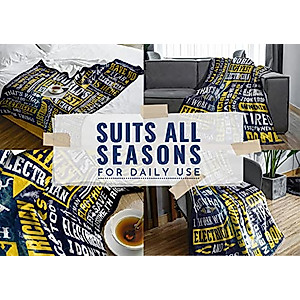 InnoBeta Electrician Gifts for Men, Throw Blanket for Dad, Husband, Father's Day, Christmas, Birthday - 50" X 65"