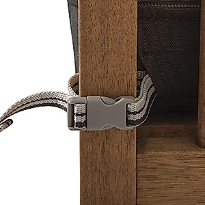 Classic Accessories Ravenna Water-Resistant 21 x 19 x 5 Inch Patio Seat Cushion, Espresso, Patio Loveseat Cushion