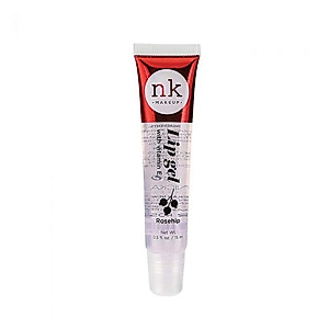 Nicka K New York 5 PACK NK Lip Gel with Vitamin E Bubble Gum, Argan, Strawberry, Cherry and Rosehip Lip Gloss