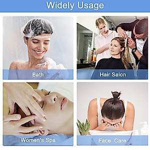 150 PCS Upgrade Disposable Shower Caps. Ceizioes Waterproof Hair Bath Caps. Thickening Shower Cap for Women Kids Girls. Hotel and Hair Salon. Travel Spa. Home Use Beauty Salon