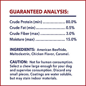 Pet Factory American Beefhide 21" Knotted Bone Dog Chew Treat - Chicken Flavor, 1 Count/1 Pack