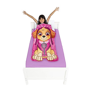 Paw Patrol Blanket - Plush, Skye Themed Slumber Pal Wearable Toddler Blanket - Soft, Cuddly, and Cozy Blanket Design, Extra Comfy, Ages 3-5