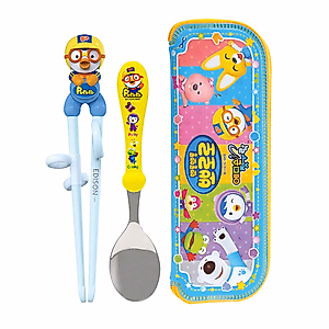 Children Cheater Training Chopsticks & Spoon set Penguin