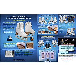Jackson Ultima Fusion Freestyle with Mark II Blade FS2192 / Figure Ice Skates for Men Width: M-Medium/Size: Adult 8.5