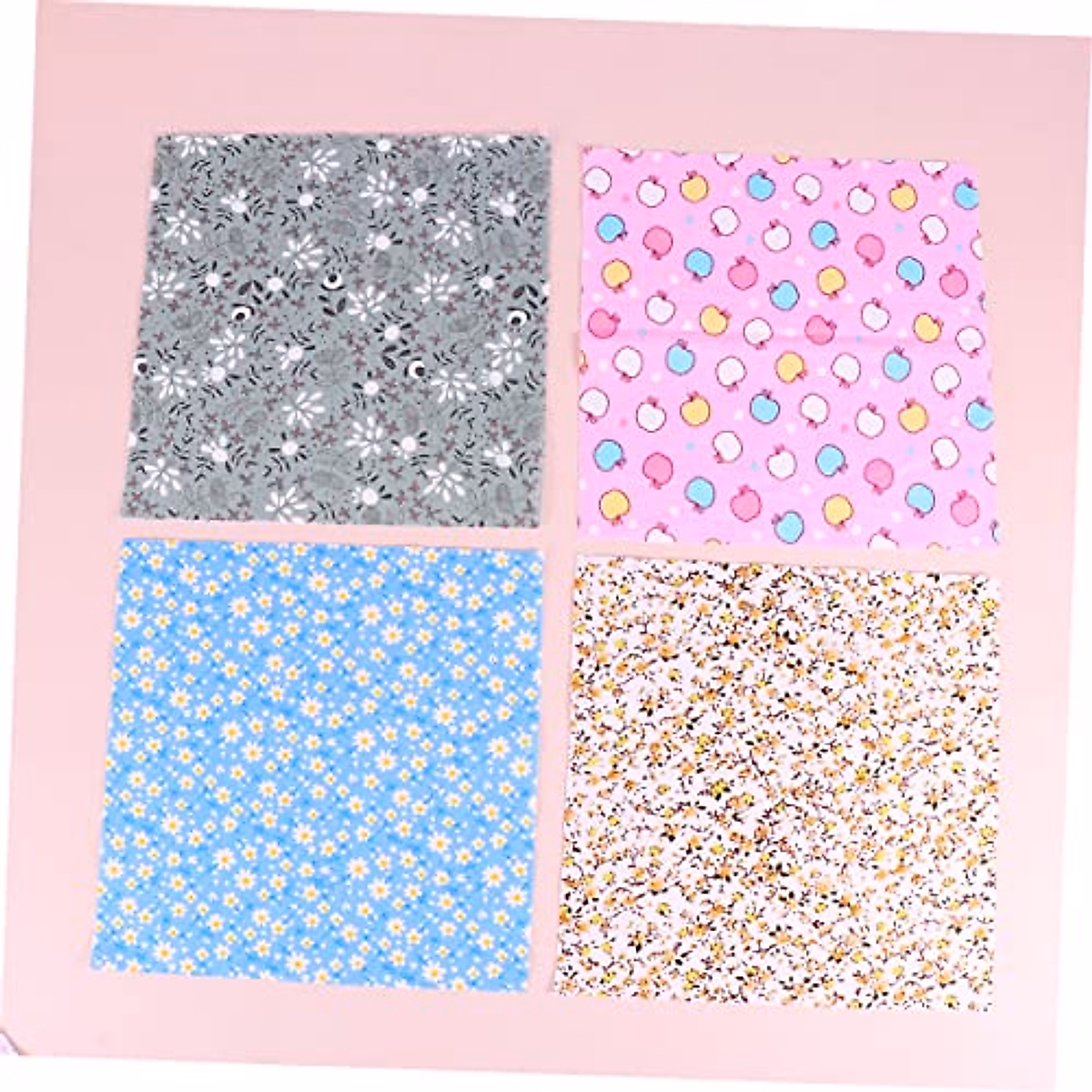 Sewing Fabric 50pcs Quilting Fabric Quilted Comforter Comforters Floral Fabric for Clothes Craft Fabric Scraps Quilting Fabric Squares DIY Floral Printed Fabric Sewing Fabric