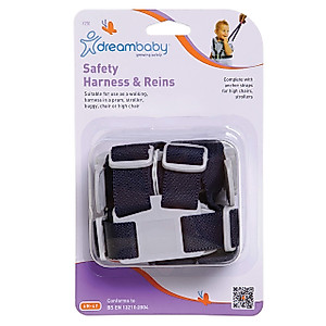 Dreambaby Safety Harness & Reins - Rainbow 18+ Months (Colors May Vary)