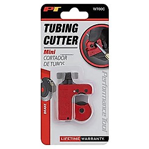 Performance Tool W700C Tubing Cutter - 1/8 to 5/8-Inch O.D. Range, Small and Compact for Use in Restricted Areas