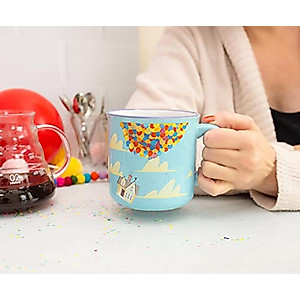 Silver Buffalo Disney Pixar UP Adventure is Out There 20-Ounce Ceramic Camper Mug | BPA-Free Travel Coffee Cup for Espresso, Caffeine, Cocoa | Home & Kitchen Essentials, and Collectibles