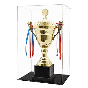 Odoria Clear Acrylic Assembly Required Display Box Case 20" High Figure Display Dustproof