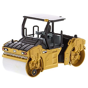 1:64 Scale Caterpillar CB-13 Tandem Vibratory Roller with ROPS - Construction Metal Series by Diecast Masters - 85630- Authentic Cat Trade Dress and Paint - Made of Diecast Metal with Plastic Parts