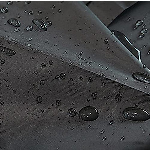 BOSKING Electric Patio Heater Cover Universal Waterproof Terrace Heater Dust Cover 420D Heavy Duty Fabric Space Heater Cover Furniture Protective Cover for Outdoor Infrared Heater Wall Heater (Black)