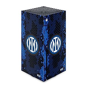 Head Case Designs Officially Licensed Inter Milan Home 2021/22 Crest Kit Vinyl Sticker Gaming Skin Decal Cover Compatible With Xbox Series X Console