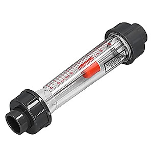 Tube Flowmeter, Clear Scoring Line Acid Resistant Stable Performance Pipe Flowmeter for Light Industry for Chemical