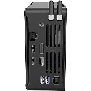PARTAKER Nuc Gaming Mini PC Intel Xeon W-10885M 2 Lans Desktop Computer Windows 10 Pro/11 2xDDR4 2xNVMe 4K DP HDMI2.0 64GB Ram 1TB SSD