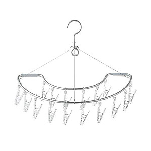MUJI 02577742 Aluminum Wall Hanger, 16 Pinch / Approx. Width 17.7 x Depth 9.1 inches (45 x 23 cm)'