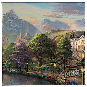 Thomas Kinkade Studios The Sound of Music 14 x 14 Gallery Wrapped Canvas
