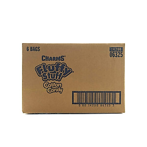 Fluffy Stuff Cotton Candy, 6-Count Bags (Pack of 6)