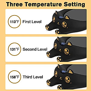 PUSEE Mug Warmer,Coffee Warmer for Desk Coffee Cup Warmer Auto Shut Off,Smart Candle Warmer with 3 Temp Settings,Electric Beverage Warmer Plate for Coffee,Cocoa,Tea,Water and Milk (Not Include Cup)