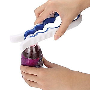 Multiple Size 4 in 1 Bottle Cap Opener, Mini portable Jar Can Lid Gripper, Non-slip Durable Bottle Opener