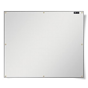 FLASLD Aluminum Heat Shield Mat for Deck Fence, Railing, Grill, Stove, Oven and Refrigerator, Fireproof Cover and Screen Protect Deck Railing from Grill (30×40 inch)