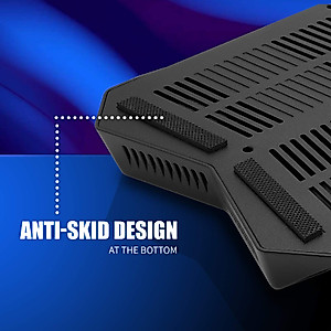 HEATFUN PS5 Cooling Fan Stand, Fast Charger for PS5 Dual Sense Controllers, PS5 Vertical Stand for PS5 Disc & Digital Editions