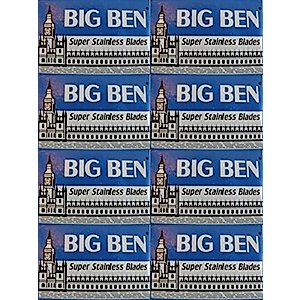 40 Big Ben Super Stainless Double Edge Razor Blades