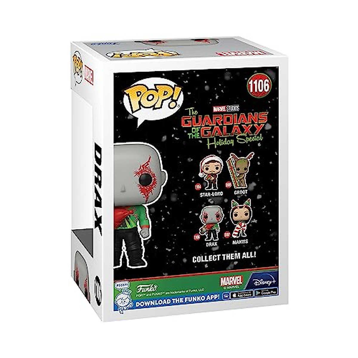 Funko Pop! Marvel Holiday: Guardians of The Galaxy - Drax