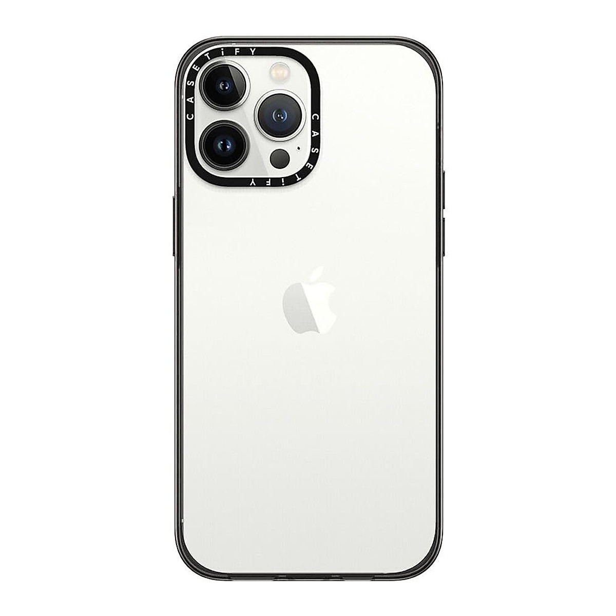 CASETiFY Compact iPhone 13 Pro Max Case [2X Military Grade Drop Tested / 4ft Drop Protection] - Clear Black