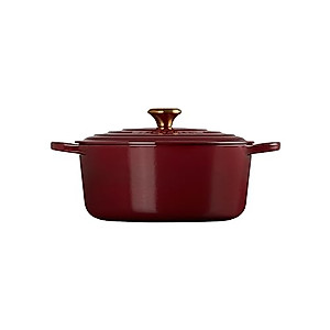 Le Creuset Enameled Cast Iron Signature Round Dutch Oven, 7.25 qt., Rhone
