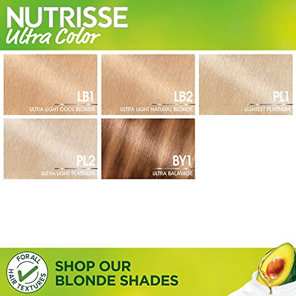 Garnier Hair Color Nutrisse Ultra Color Nourishing Hair Color Creme, Icing Swirl By1, 1 Count