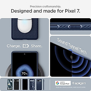 Spigen Liquid Air Case Compatible with Google Pixel 7 - Navy Blue