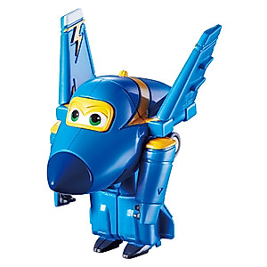 Super Wings - – Jerome’S Stunt Bot | Transforming Toy Vehicle Set | Includes Transform-A-Bot Jerome Figure | 2" Scale