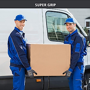 HPHST Safety Work Gloves Micro Foam Nitrile Coated,Seamless Knit Nylon Glove with Black Micro-Foam Nitrile Grip,Ideal for General Purpose,Automotive,Home Improvement,Grey Large 3 Pairs Pack