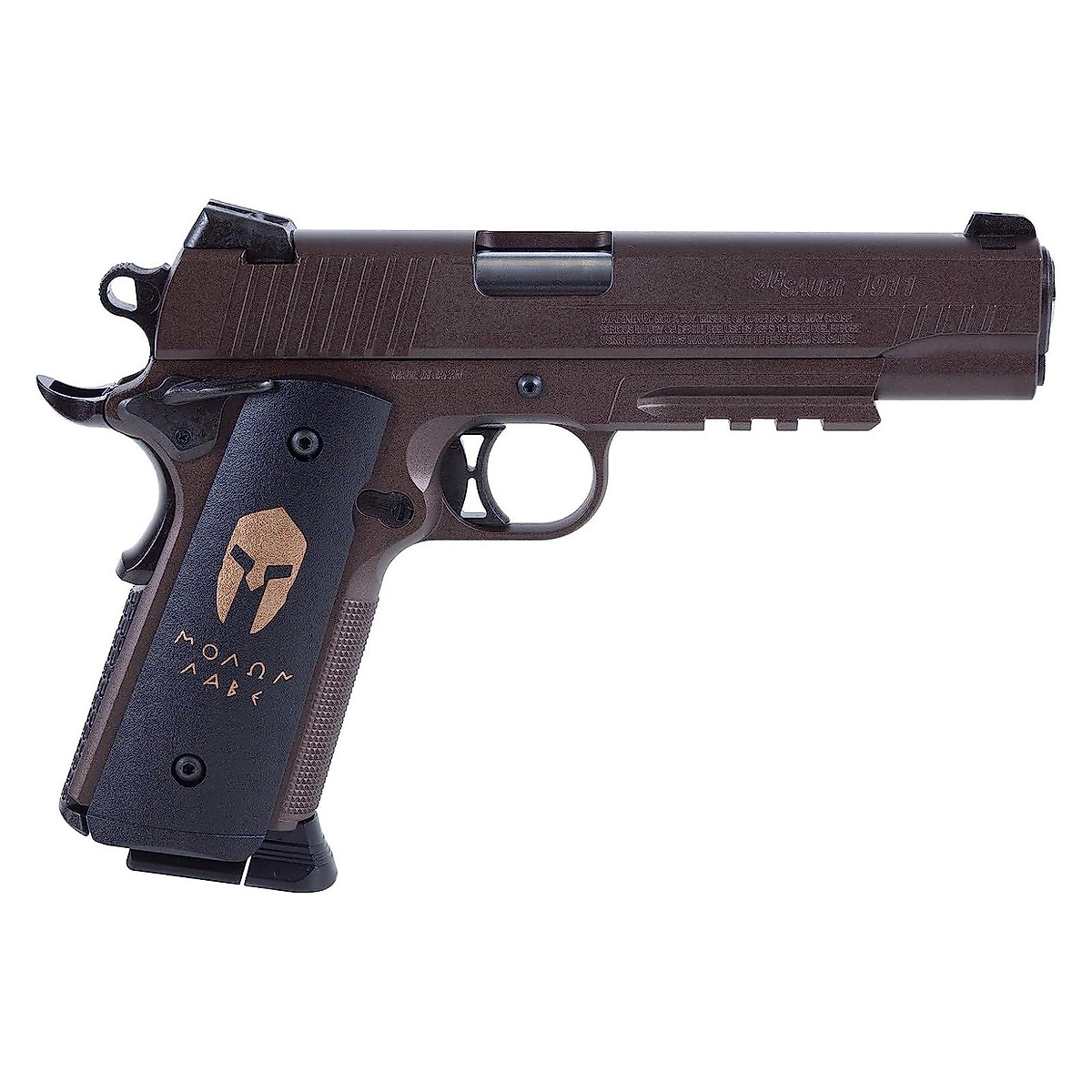 SIG SAUER 1911 Spartan CO2 4.5mm Steel BB Caliber Semi-Auto Air Pistol with 16rd BB Mag - CO2 Cartridges Not Included
