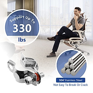 Fix Sinking Office Chair, Office Chair Cylinder Replacement Adjustable Height Office Chair Saver Gas Alternatives for Stop Sinking, Sinking Office Chair Repair Kit Includes Free Allen Wrench 2 Pack