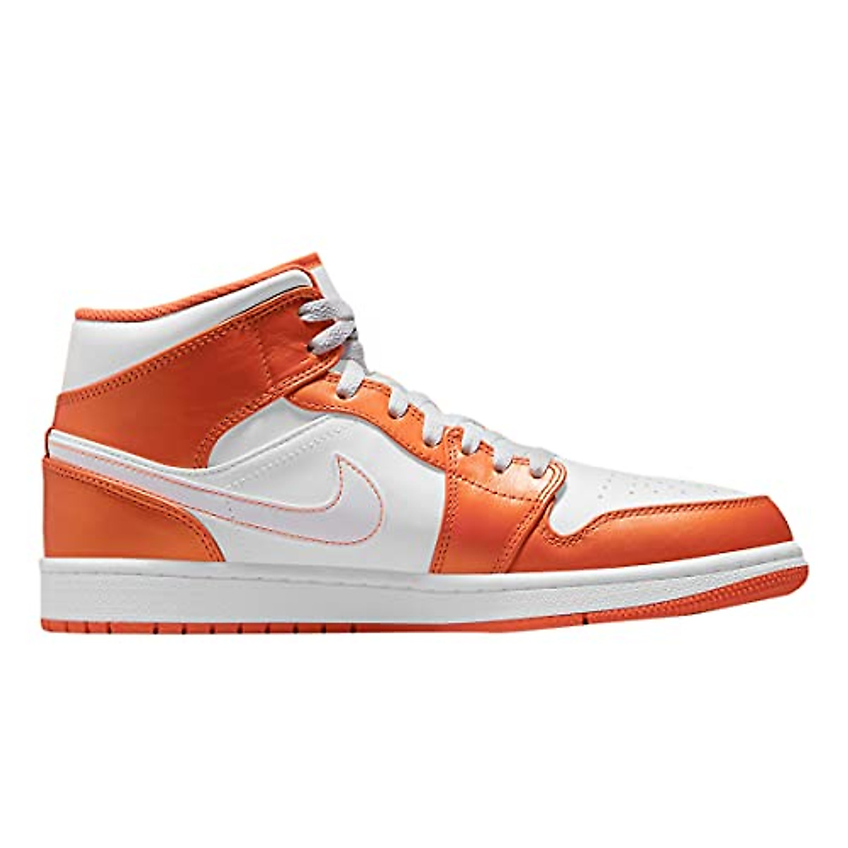 Nike Men's Air Jordan 1 Mid Se Electro Orange, Electro Orange/Black/White, 13