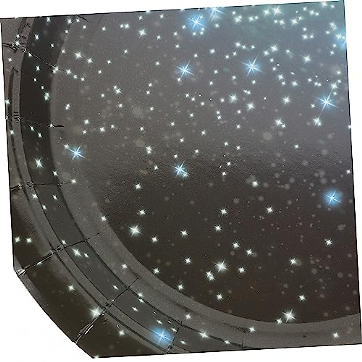 jojofuny 24 Set Space Tablecloth Kids Dinnerware Disposable Paper Plates Party Paper Plate Outer Space Party Decorations Star Plates Fork Paper Tray Tableware Tissue Blue Props Child Abs
