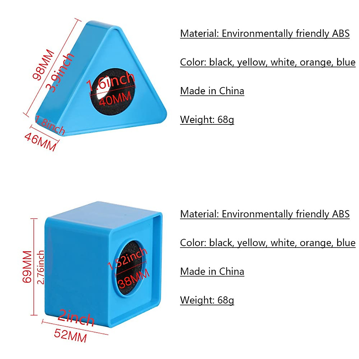 qiqule Custom Microphone Logo Live Equipment Box Cube Triangle Interview Box Karaoke mic Flags (Black Square)