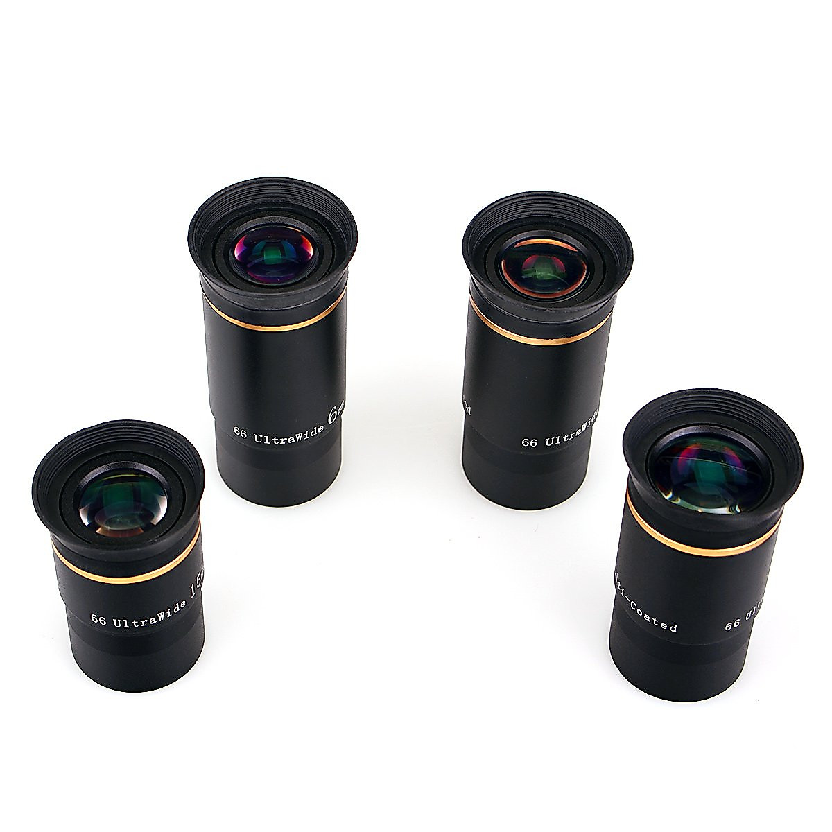 SVBONY Telescope Eyepiece Fully Multi Coated 1.25 inches Telescope Lens 66 Degree Ultra Wide Angle HD Telescope Accessory (6mm 9mm 15mm 20mm)