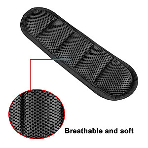 AMYIPO Luggage Duffel Bag Shoulder Pad 52" Universal Replacement Laptop Adjustable Shoulder Strap for Duffel Bag Strap Computer Bags Laptop Case Crossbody Bag Strap Pet Carrier (Black & Strap)