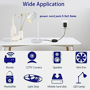 for BlissLights Sky Lite Power Cord 5V AC Adapter for LED Laser Star Projector Galaxy Lighting Nebula Lamp Charger Replacement