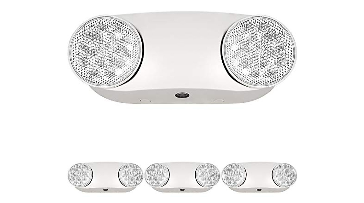 Adjustable LED Emergency Light - 4 Pack | Hykolity