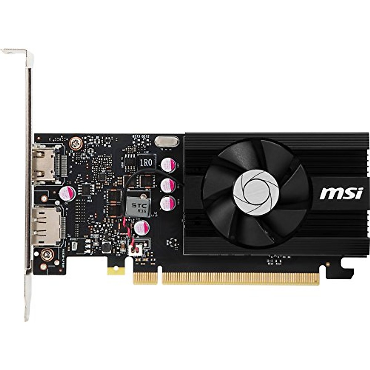 MSI Gaming GeForce GT 1030 4GB GDRR4 64-bit HDCP Support DirectX 12 DP/HDMI Single Fan OC Graphics Card (GT 1030 4GD4 LP OC)