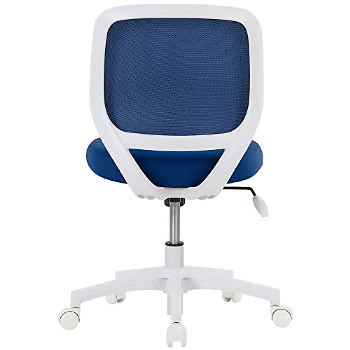 Realspace® Adley Mesh/Fabric Low-Back Task Chair, Blue/White